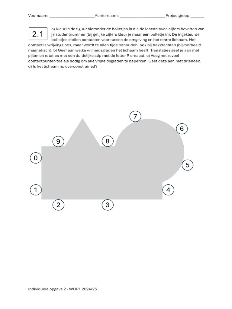 Individuele Opgave 2 - WB1641 Werktuigkundig Ontwerpproject 1 (2024 ...