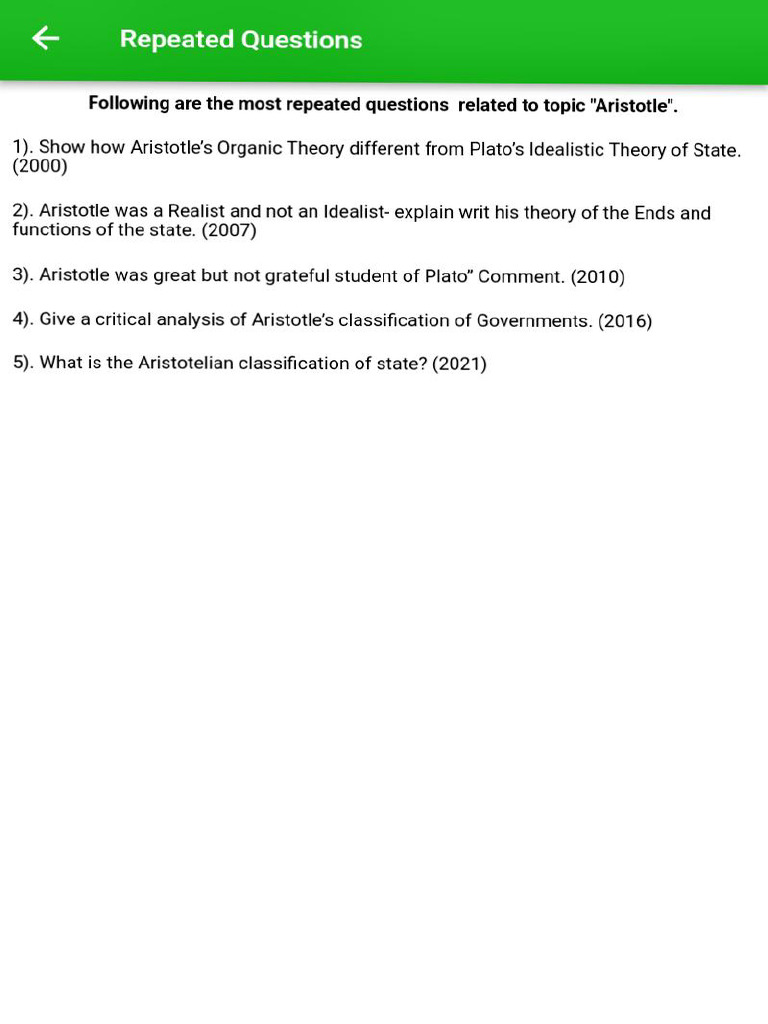 Pol Science Past Papers | PDF