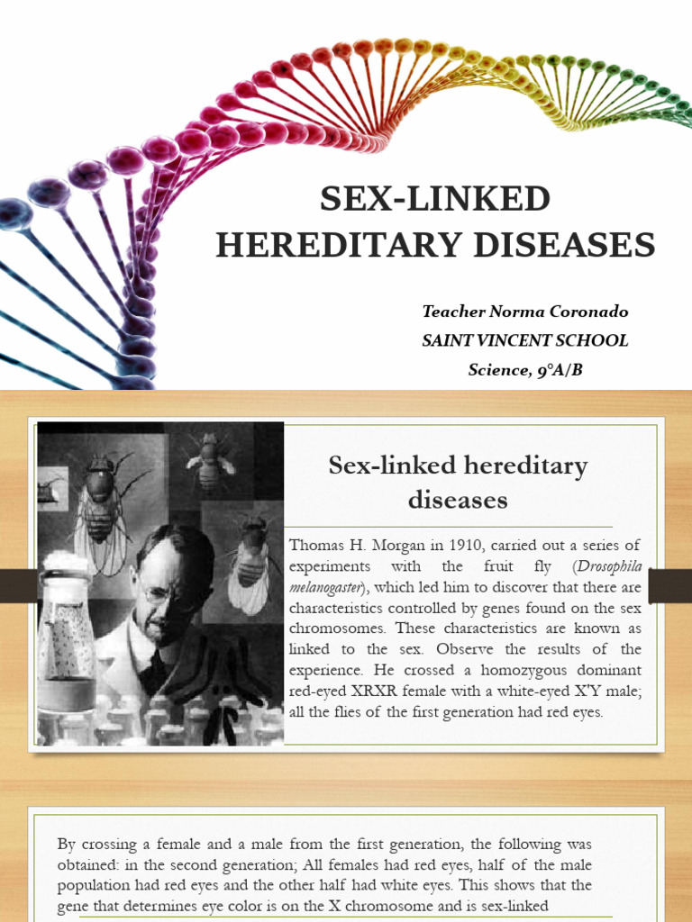 Topic1 - Sex - Linked Hereditary Diseases | PDF | Dominance (Genetics) | Haemophilia