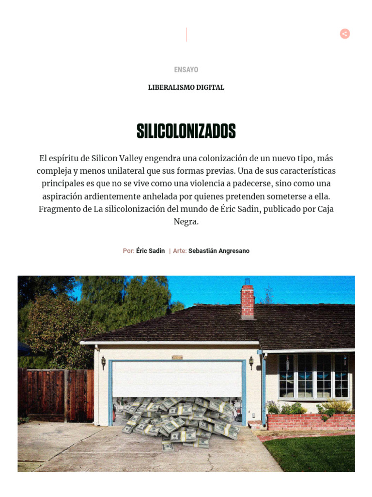 Silicolonizados Sadin Revista Anfibia | PDF