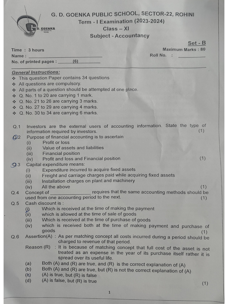 GD Goenka Public School | PDF