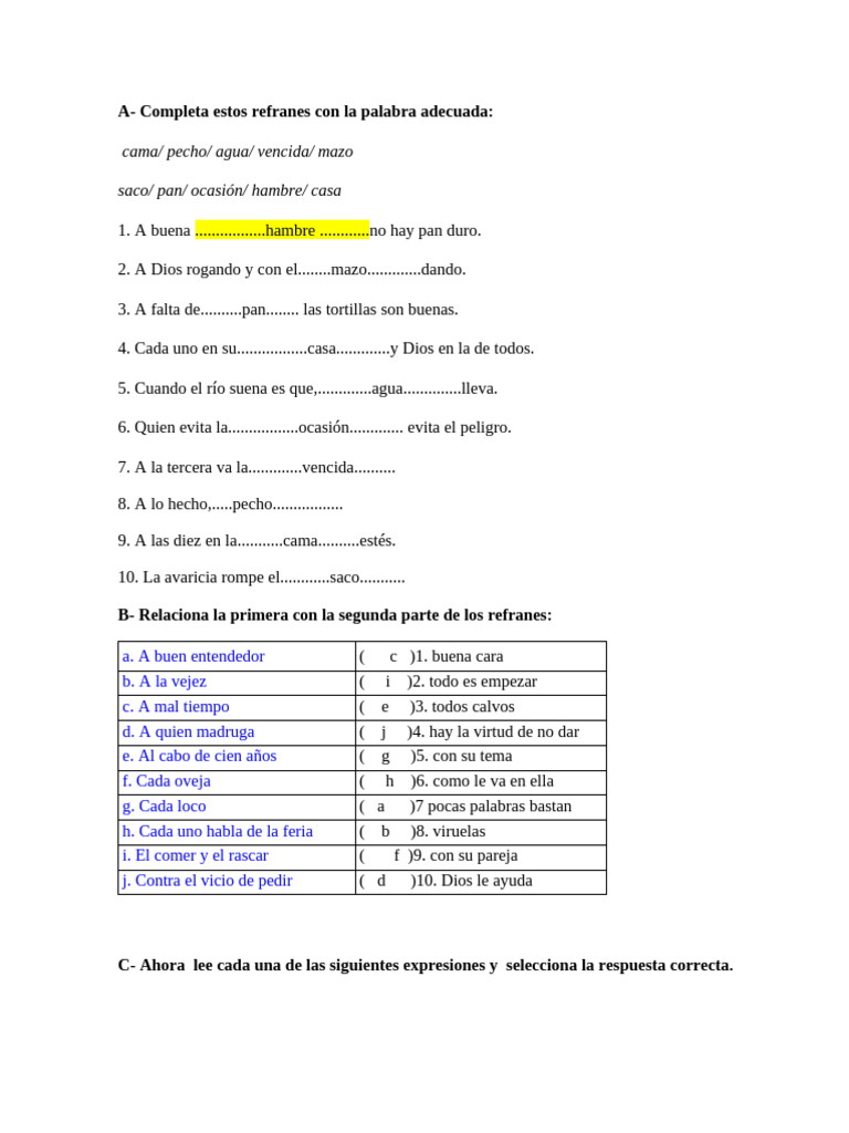 Dichos Refranes y Pregones | PDF