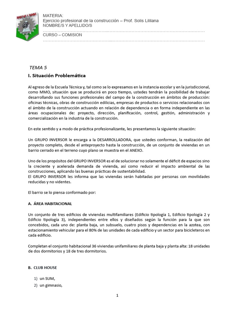 Tema 5 Solis (Evaluación) | PDF