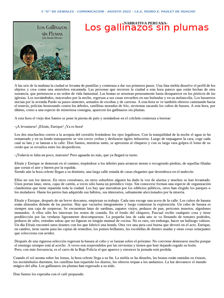 Texto 2.-Cuentos de Julio Ramon | PDF
