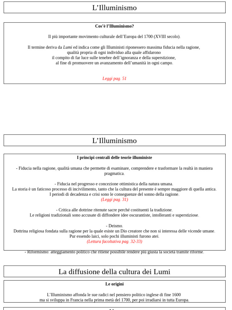 Capitolo 2 - La Civiltà Dei Lumi | PDF