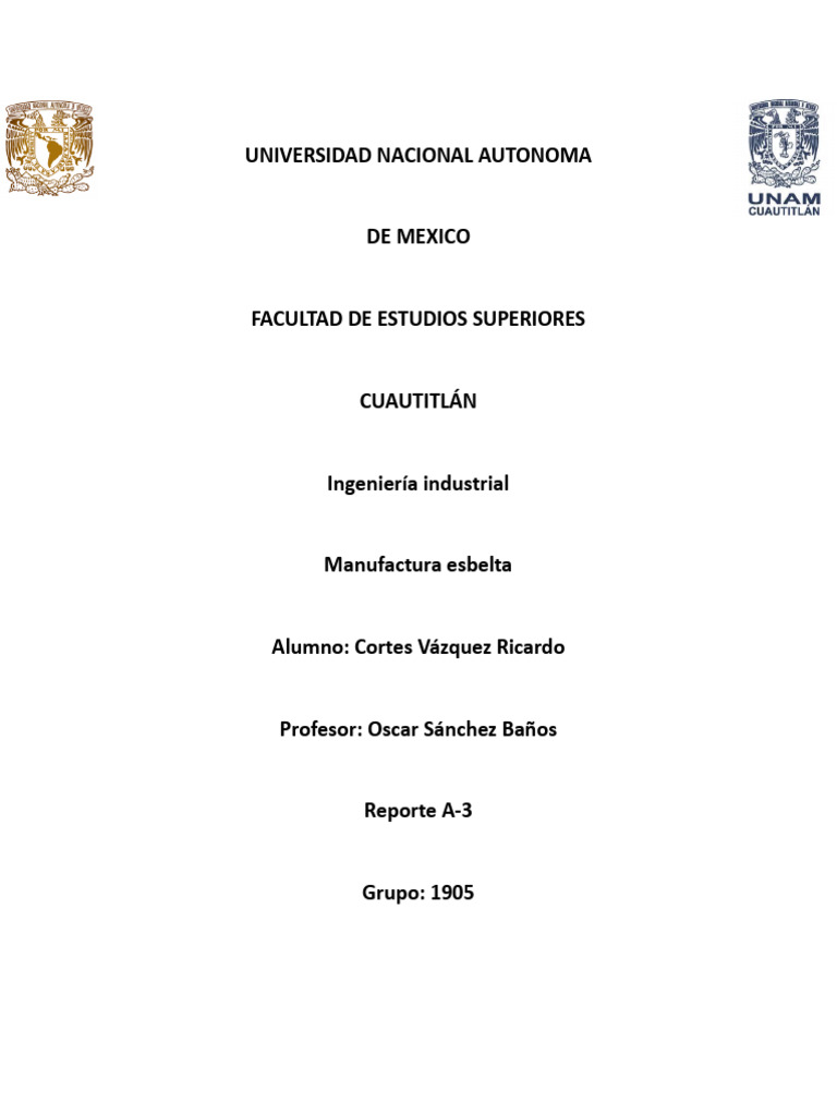 Reporte A3 | PDF | Computers