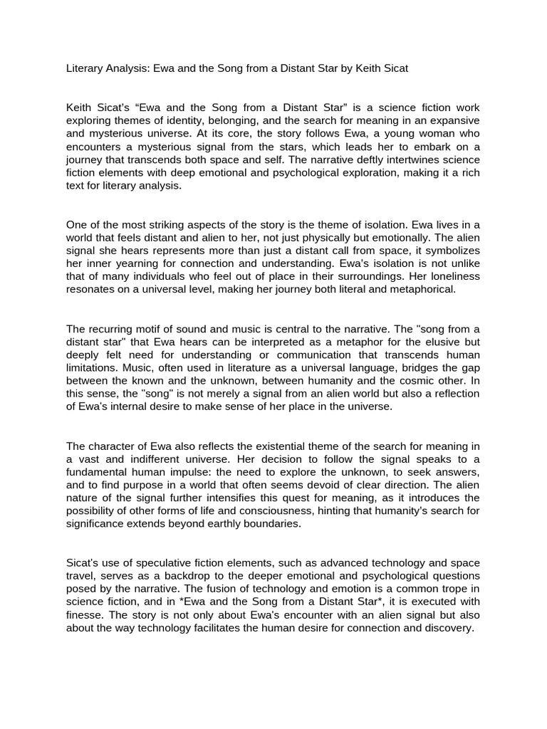 Literary Analysis | PDF