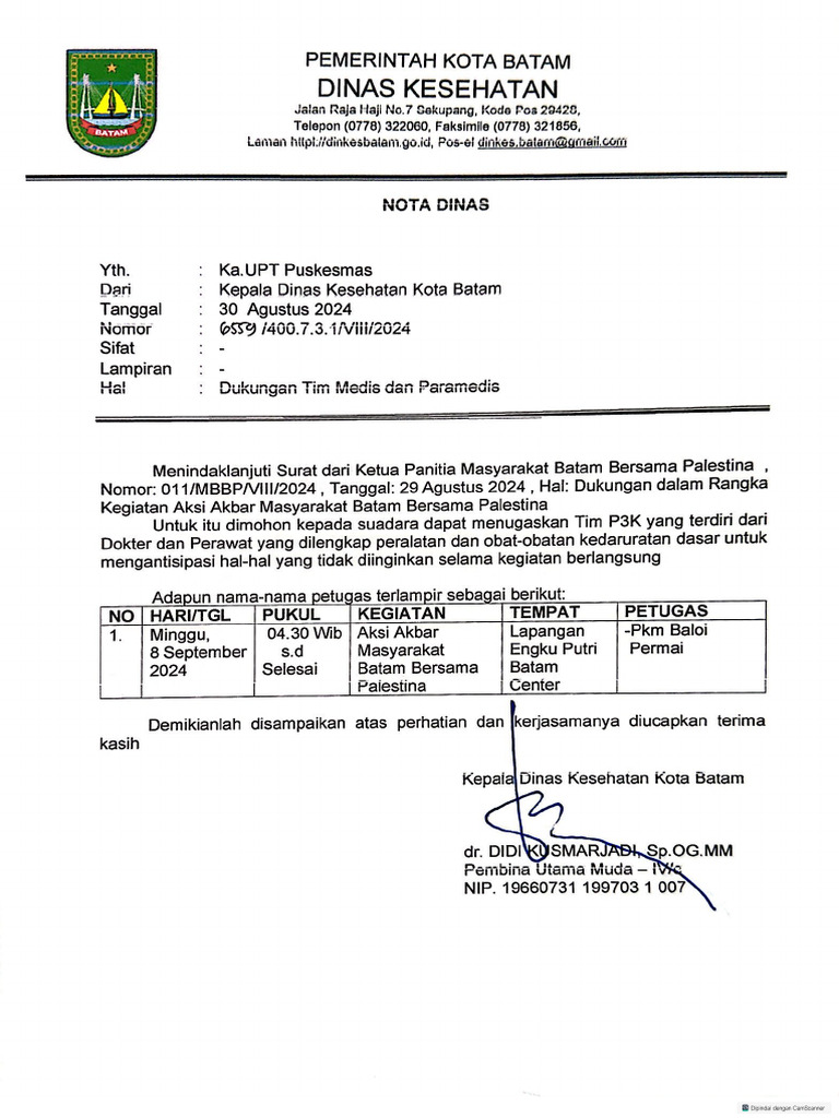 Dukungan Tim Medis Aksi Akbar Palestina | PDF