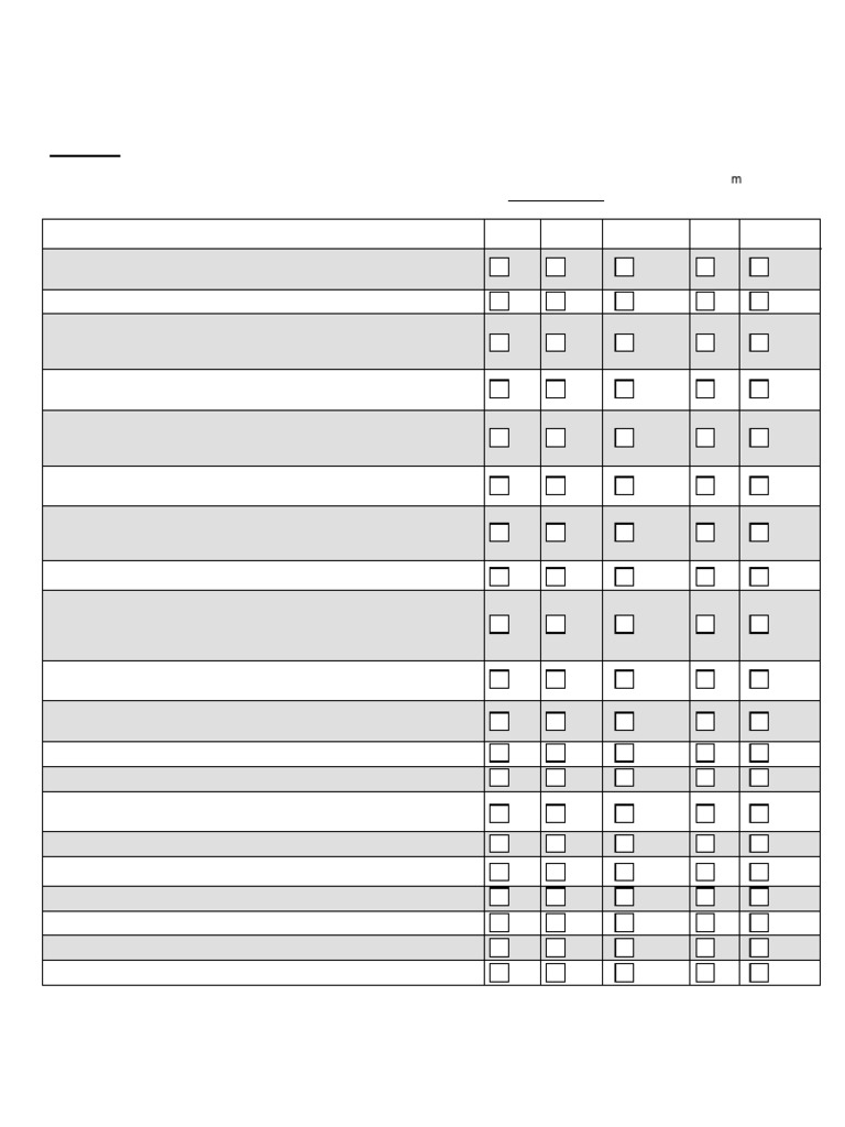 PCL 5 Weekly Fillable | PDF