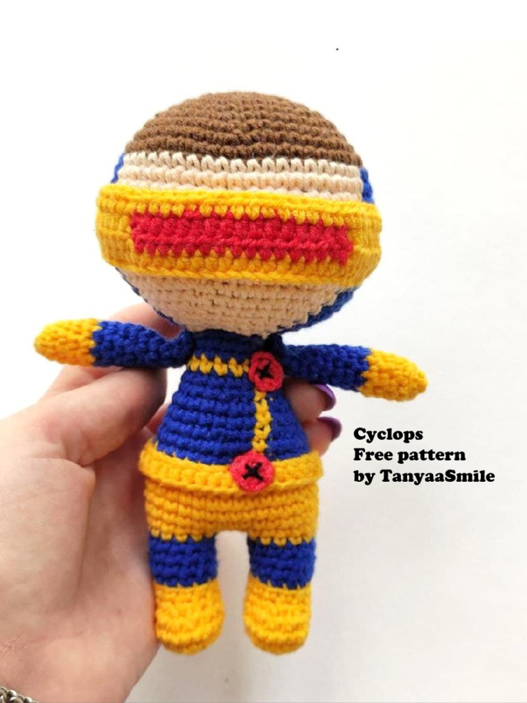Crochet-X-Men-Cyclops-Amigurumi-PDF-Pattern-1 | PDF