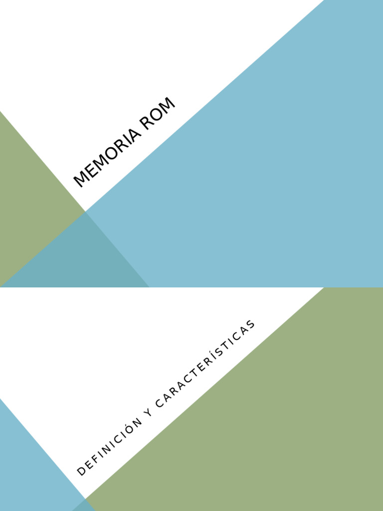 Memoria Rom | PDF