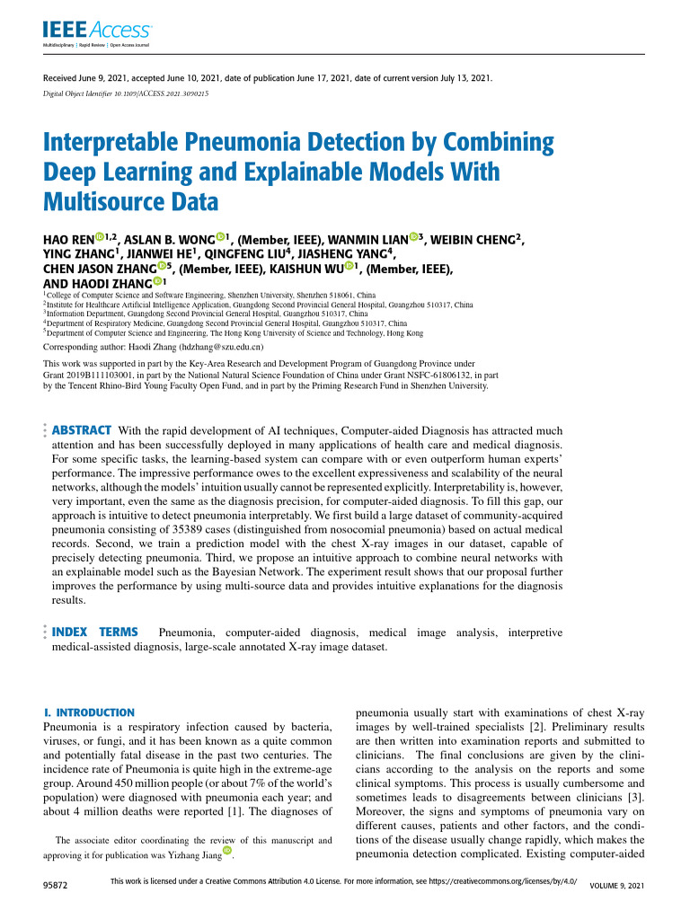 Interpretable Pneumonia Detection by Combining Deep Learning and ...