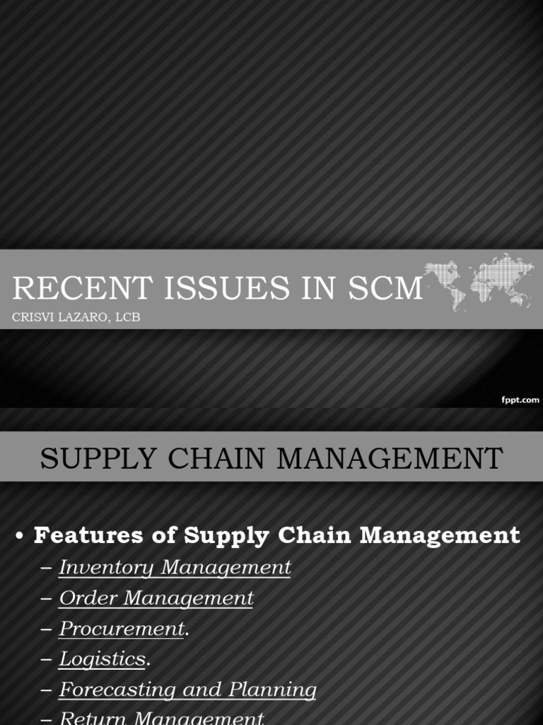 Intro To SCM L4 | PDF