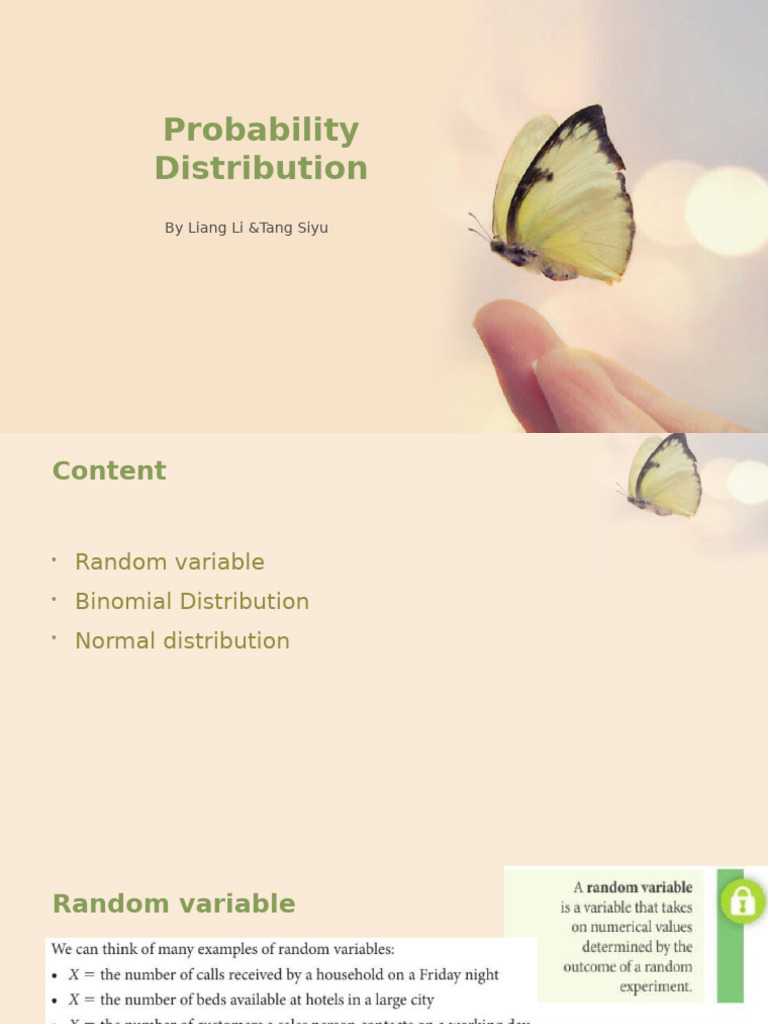 IB SL Probability Distribution | PDF