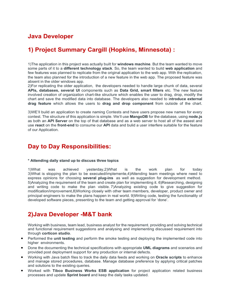 Project Descriptions | PDF