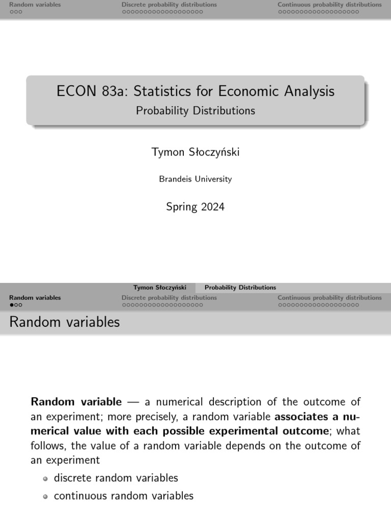 Lecture 3 Handout | PDF