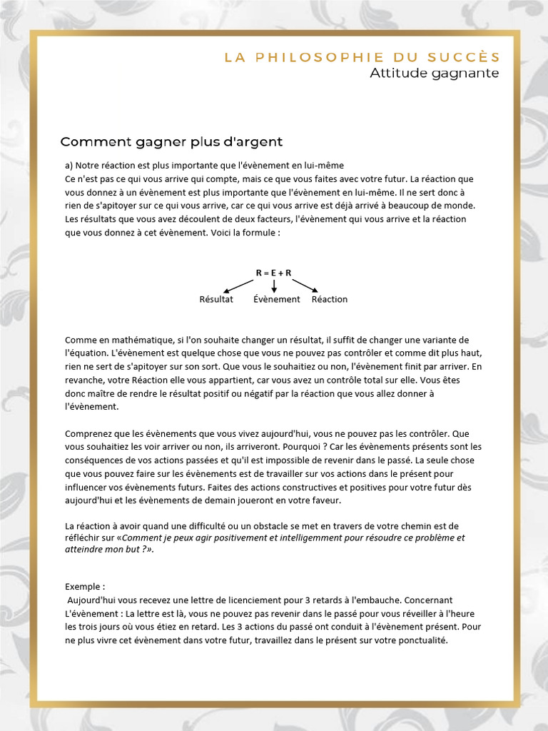 14-Comment Gagner Plus D'argent | PDF