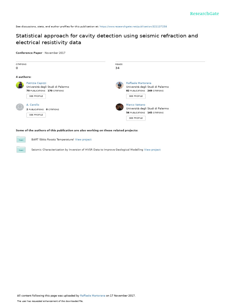 2017gngts Cavitydetection Statistical Approach For Cavi Ty Detection Using Seismic Refraction