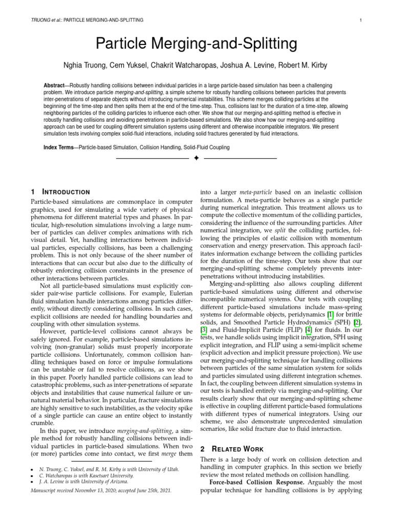 Particle Merging-and-Splitting | PDF