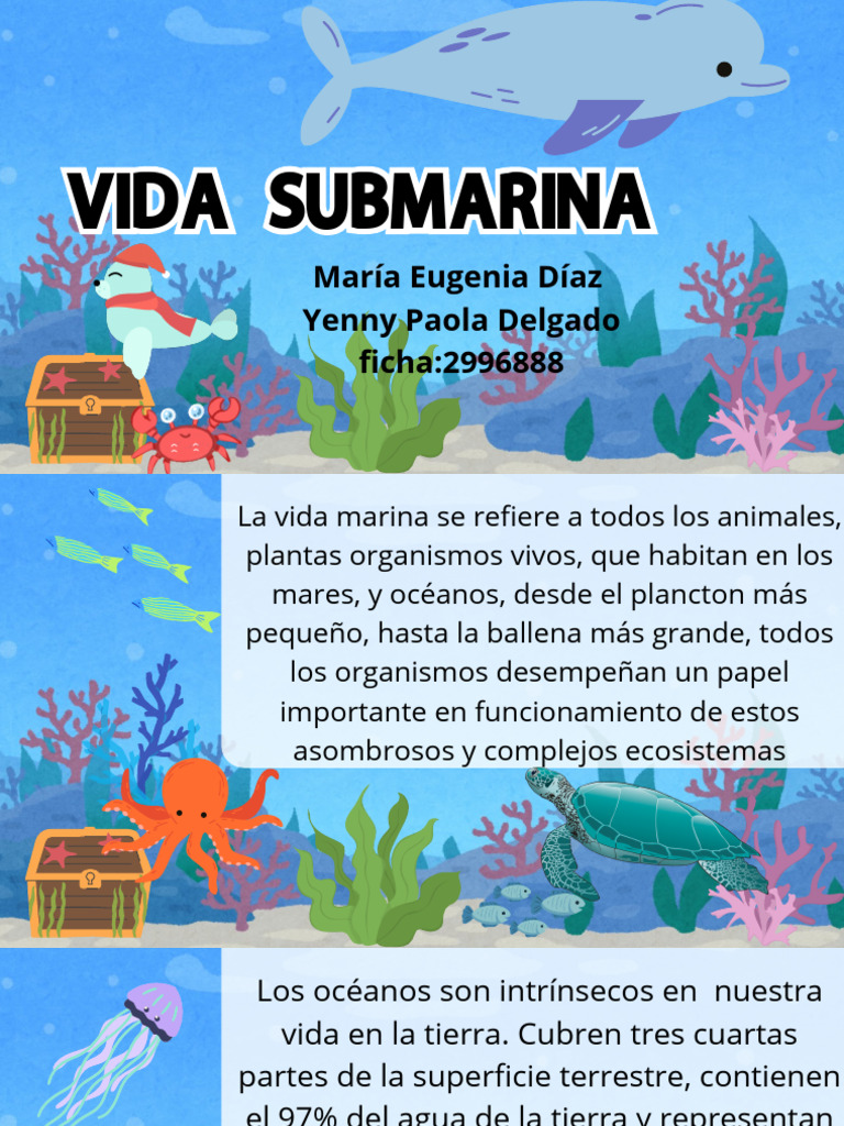 Tema 14 - Vida Submarina | PDF