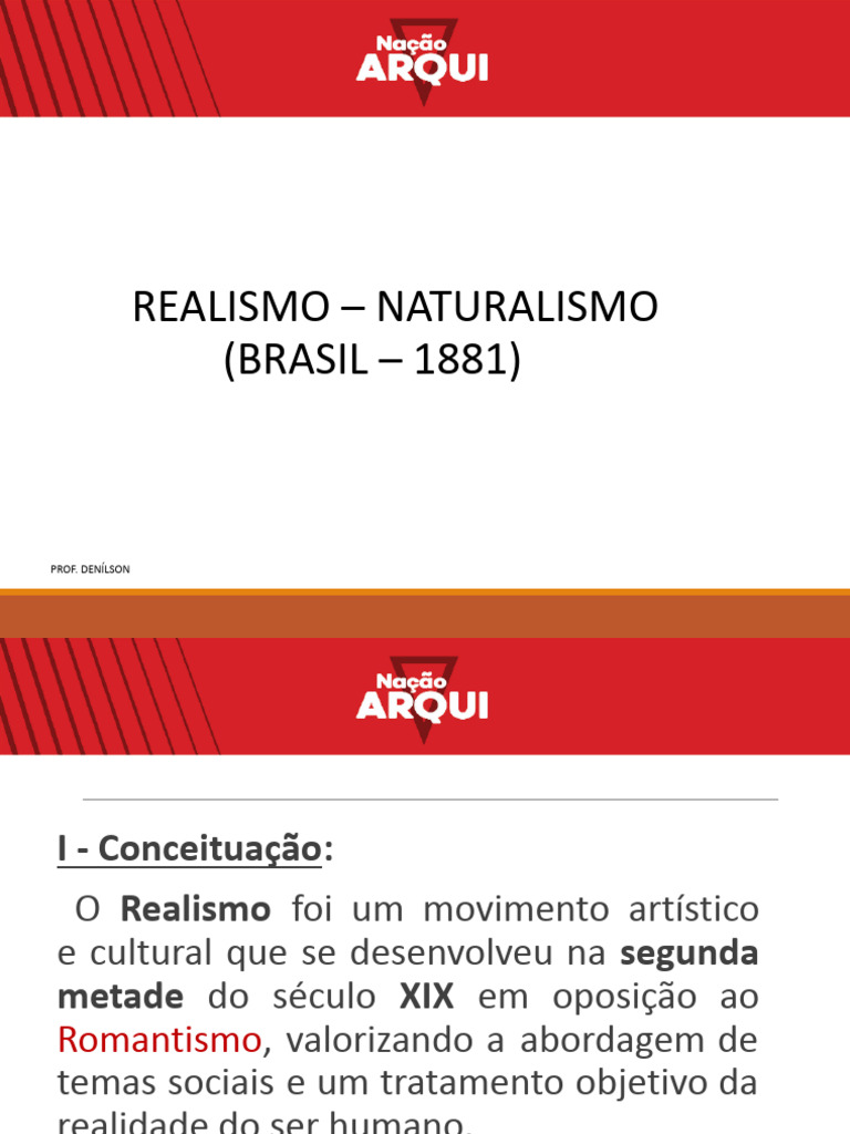 Realismo - Naturalismo | PDF