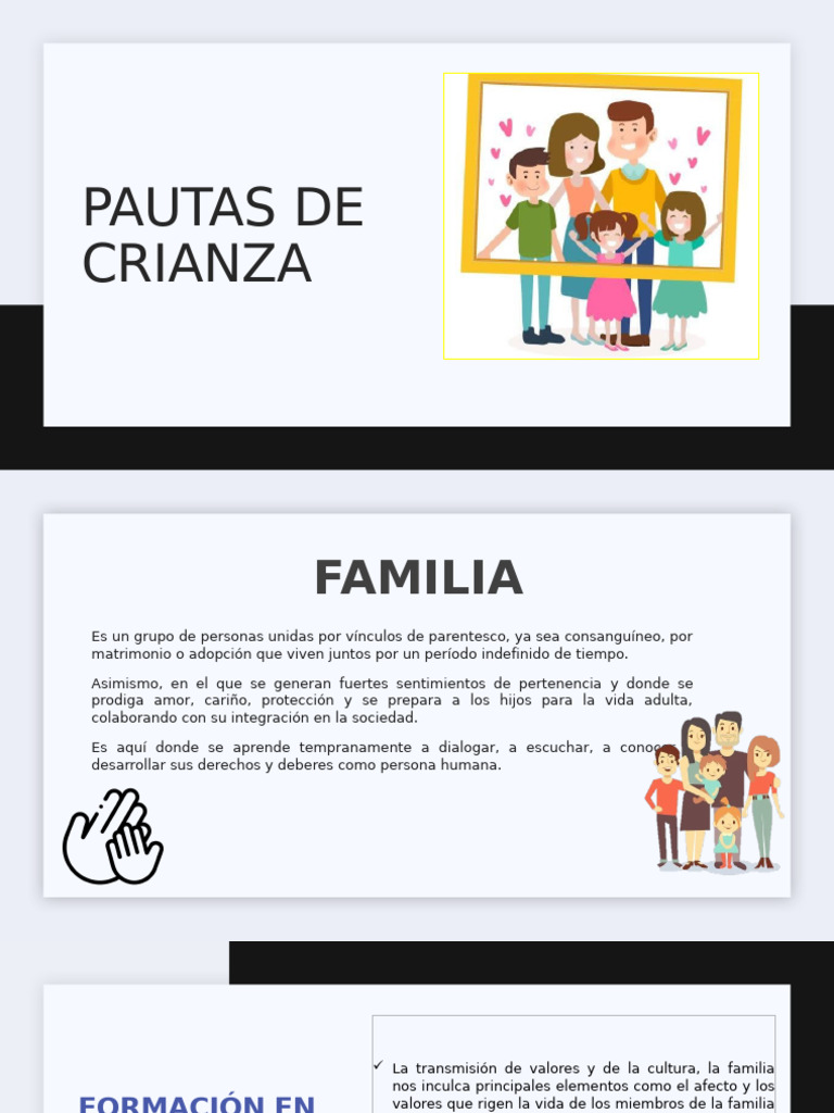 PAUTAS DE CRIANZA | PDF