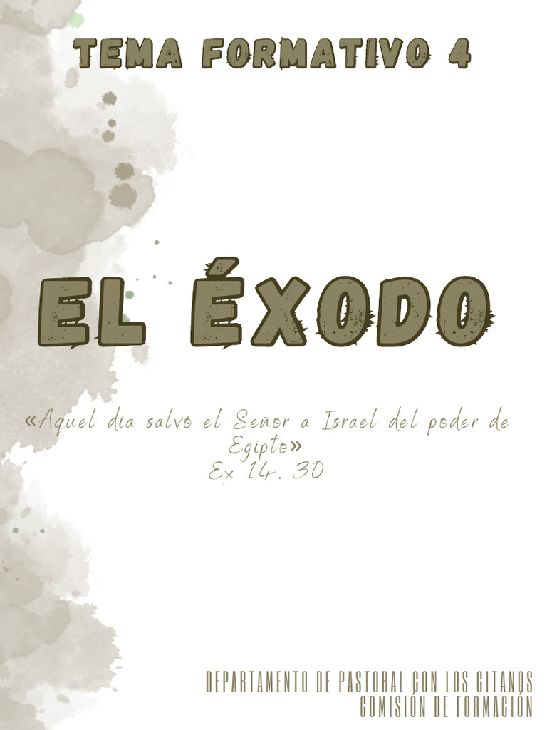 TEMA-4.-EL-EXODO-1 | PDF