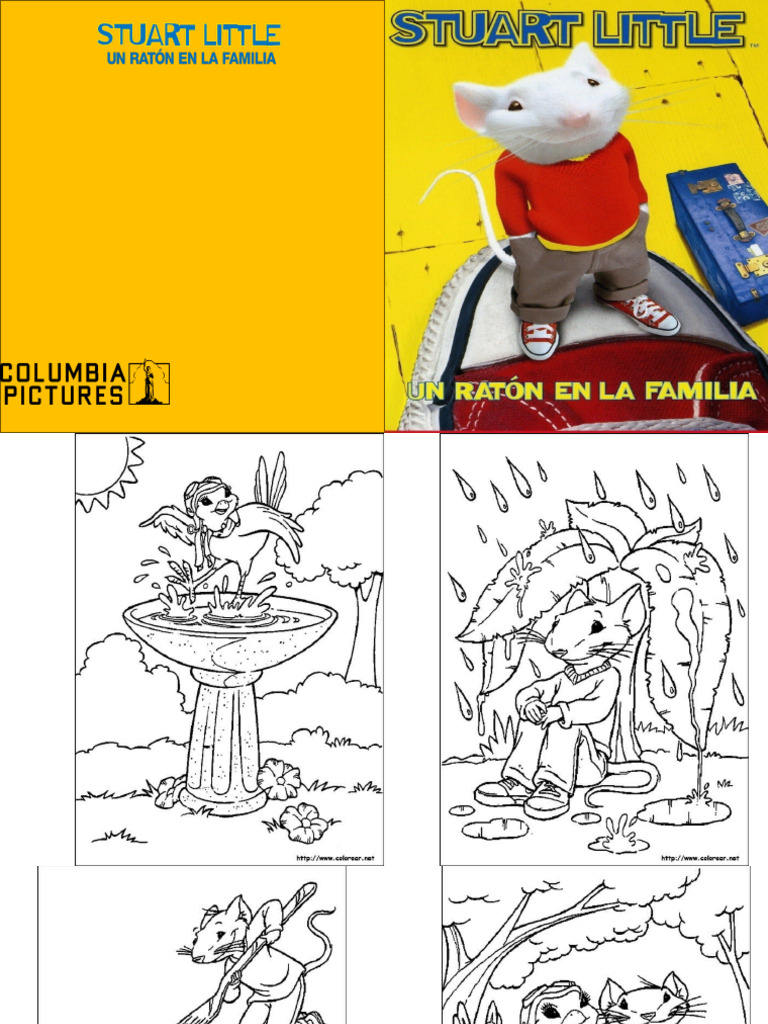 Libro de colorear Stuart little | PDF