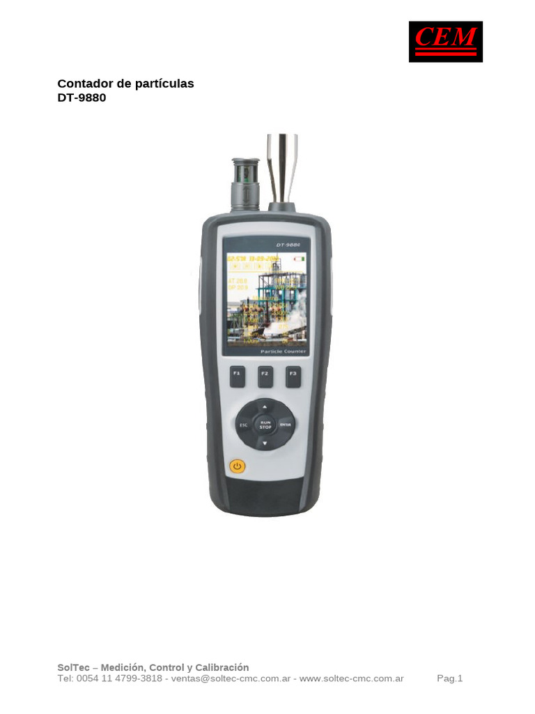Manual Del DT-9880 | PDF
