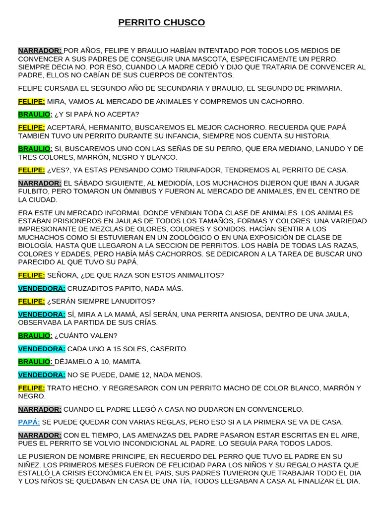 Perrito Chusco | PDF