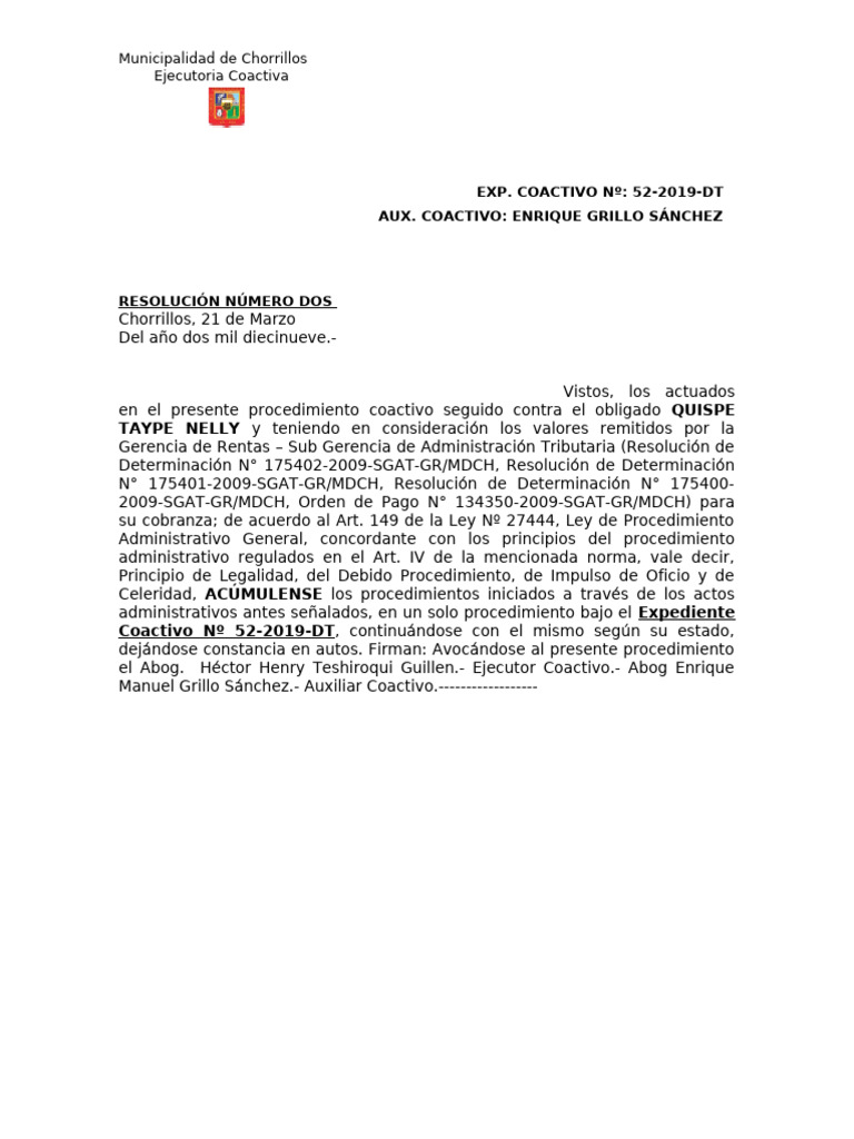 Exp - 52 - 2019 Quispe Taype Nelly | PDF