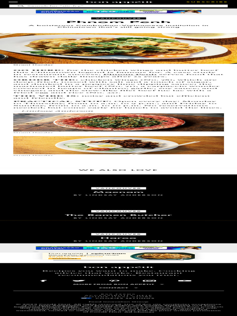 Phnom Penh Bon Appétit | PDF