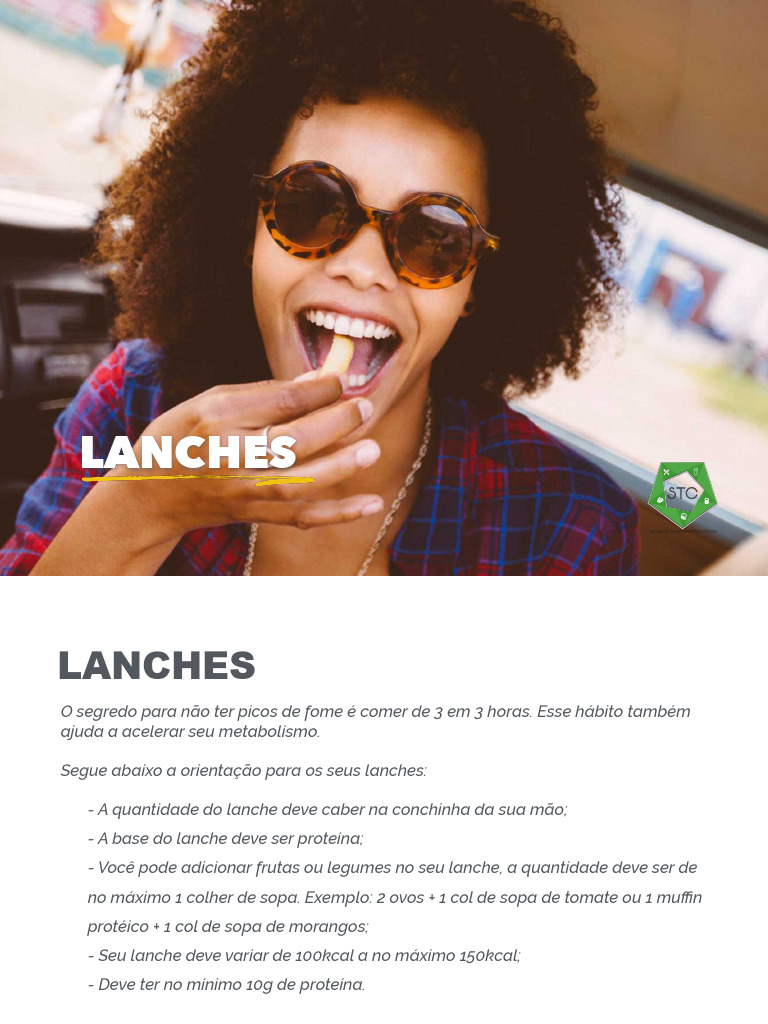 LISTA DE LANCHES STC HTM 2020 | PDF