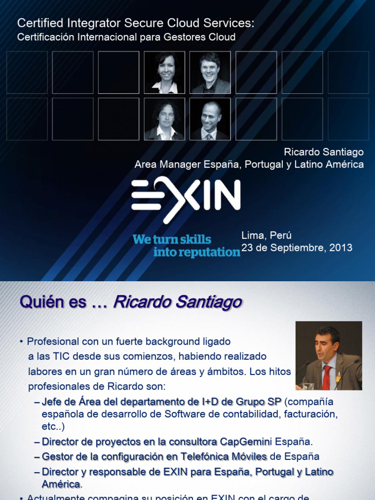 Certified Integrator Secure Cloud Services - RSC | PDF