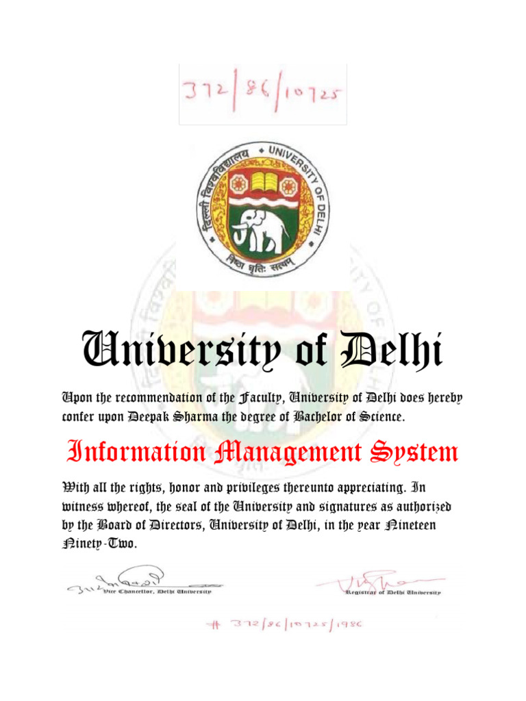 Bachelor Degree | PDF