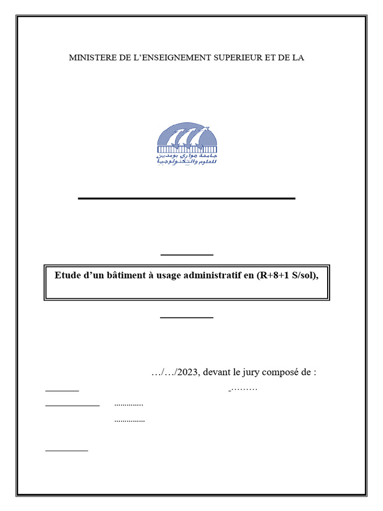 PFE Final mémoire master génie civil | PDF | Mechanics