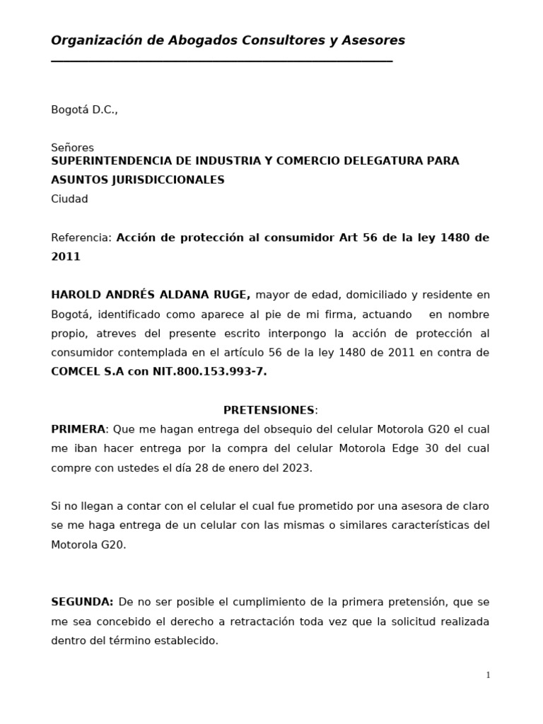 Demanda de Lla Sic | PDF