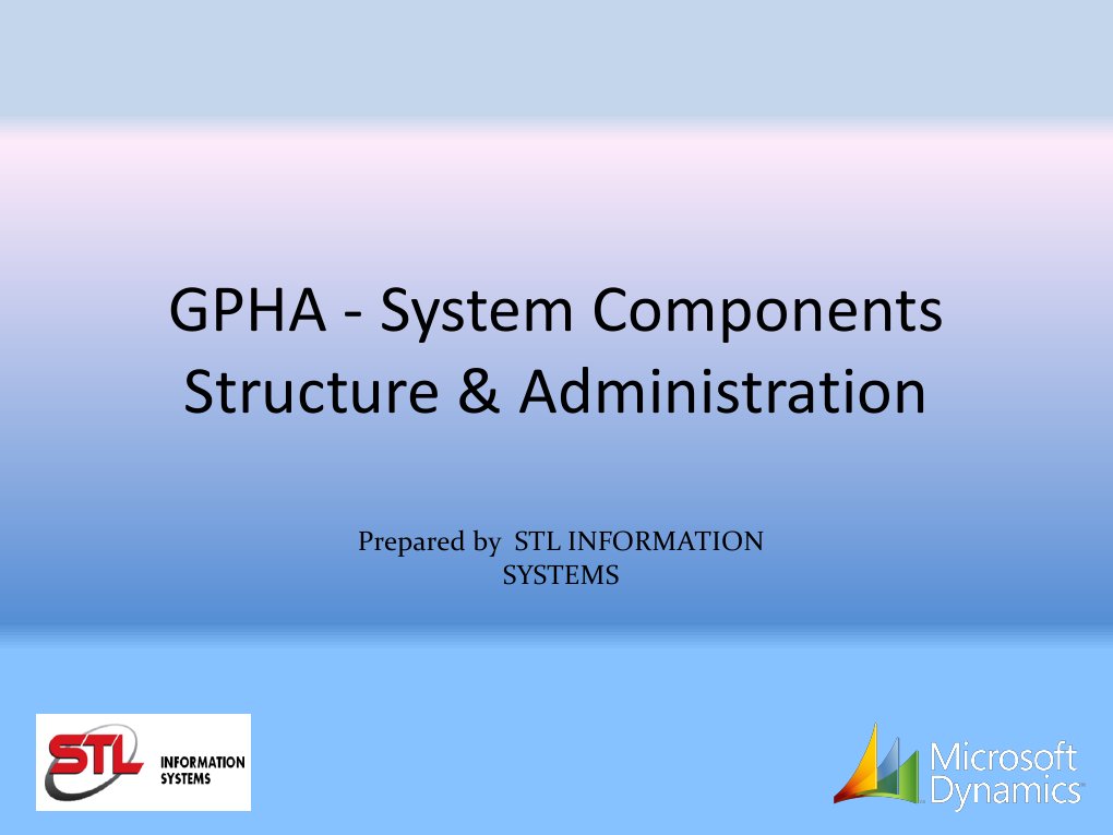 GPHA System Components Overview | PDF | Remote Desktop Services ...