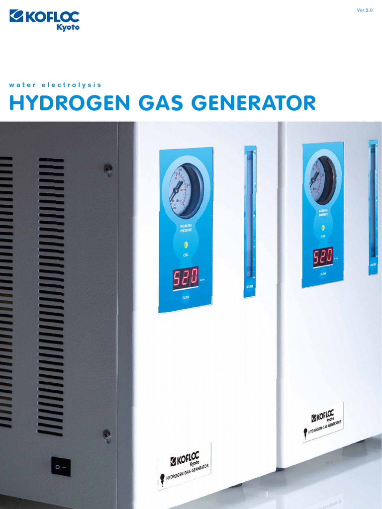 E40 Hydrogen Gas Generator Ver20 | PDF | Hydrogen | Water