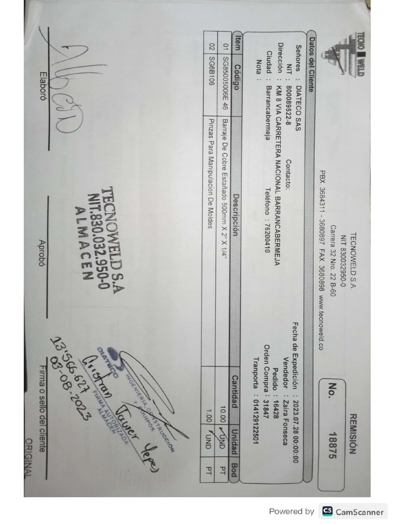 OC 31847TECNOWEL REM18875 TABLEROS | PDF