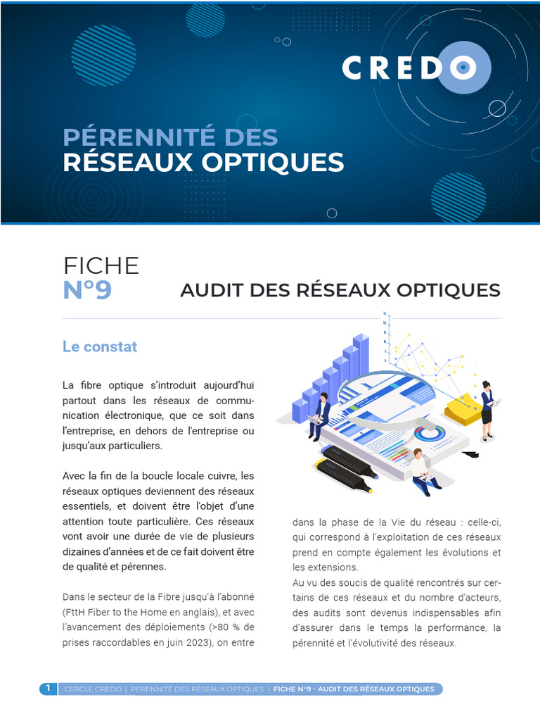 2023_CREDO_Perennite-des-reseaux-optique_Fiche-9_Audit | PDF