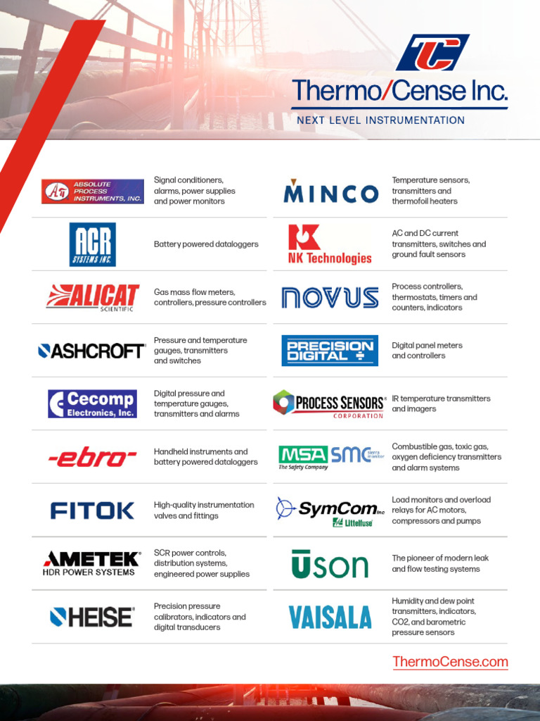 ThermoCense LineCard Digital 2023 | PDF