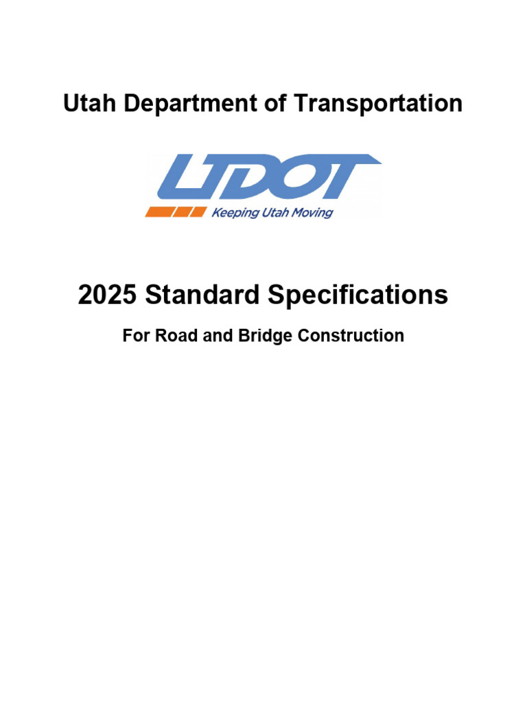 2025 Standard Specification Book - Official | PDF