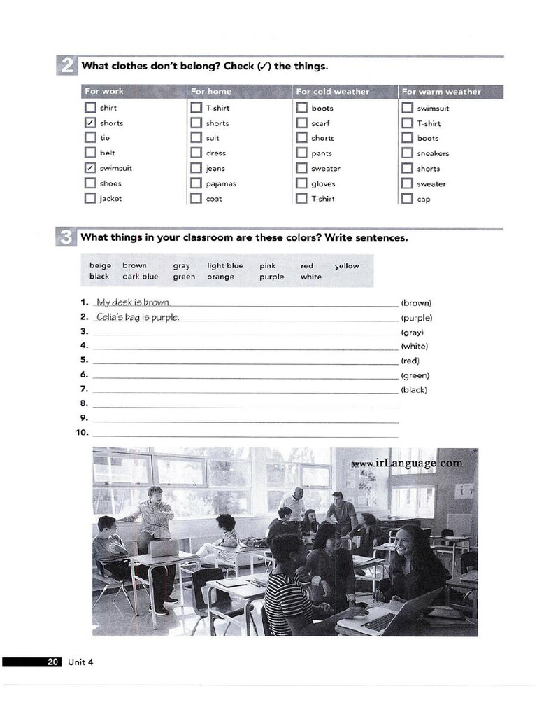 Interchange 5th Edition Workbook 23 25 | PDF