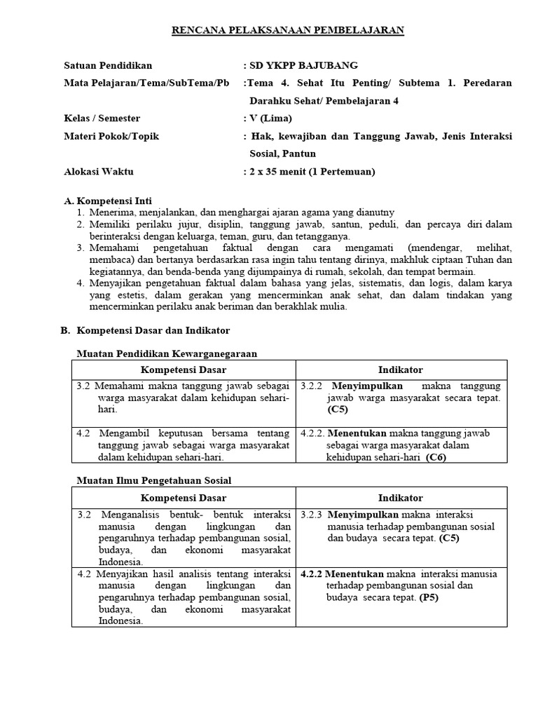 Perangkat Aksi 1 RPP 2 | PDF