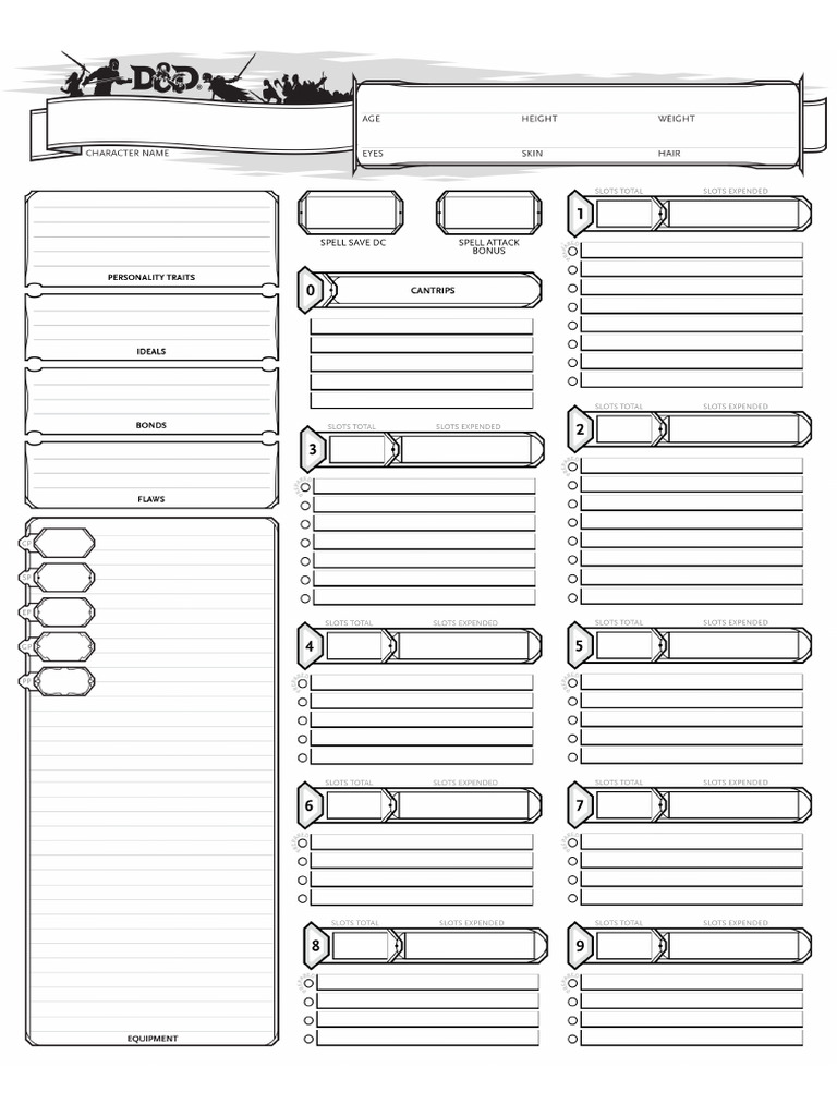 Scheda D&D 5e-2MU | PDF