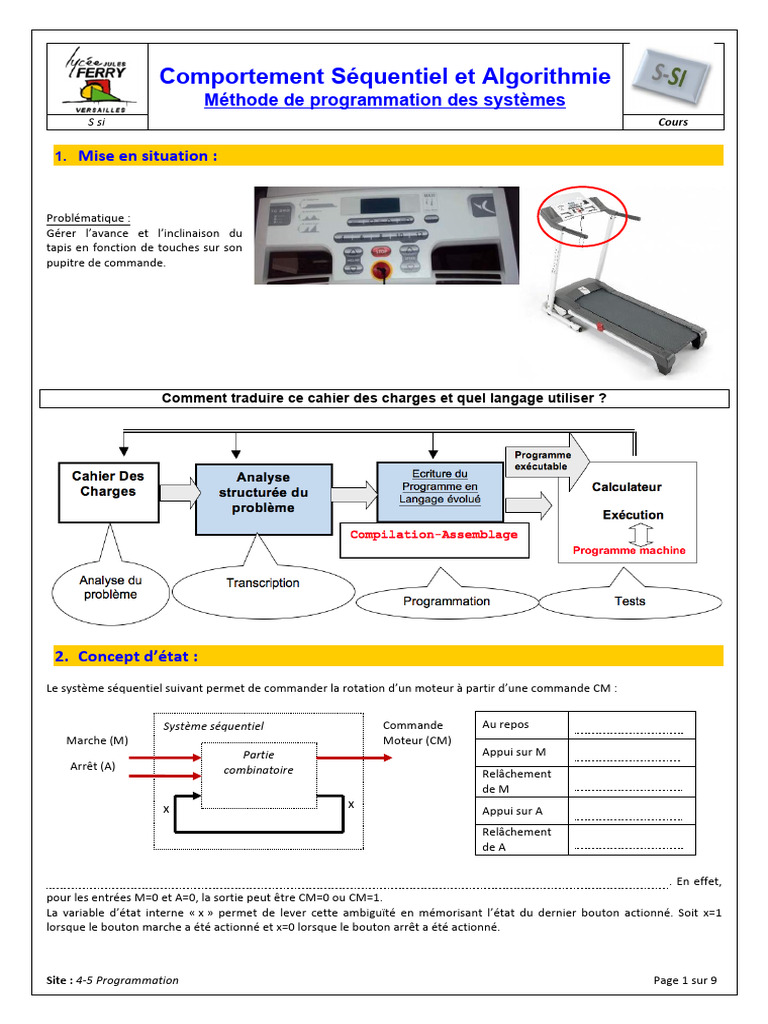 Cours Sequentiel Algo Eleves V0 | PDF