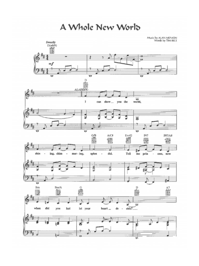 A Whole New World | PDF