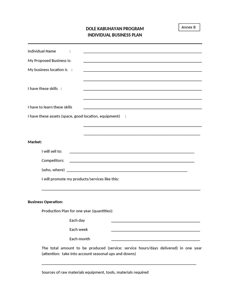 Individual Project Proposal (Annex B) | PDF