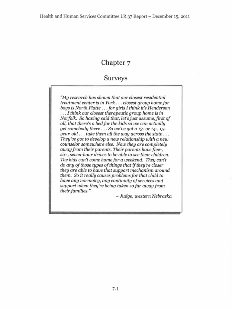 Chapter 7 - Surveys | PDF | Foster Care | Survey Methodology